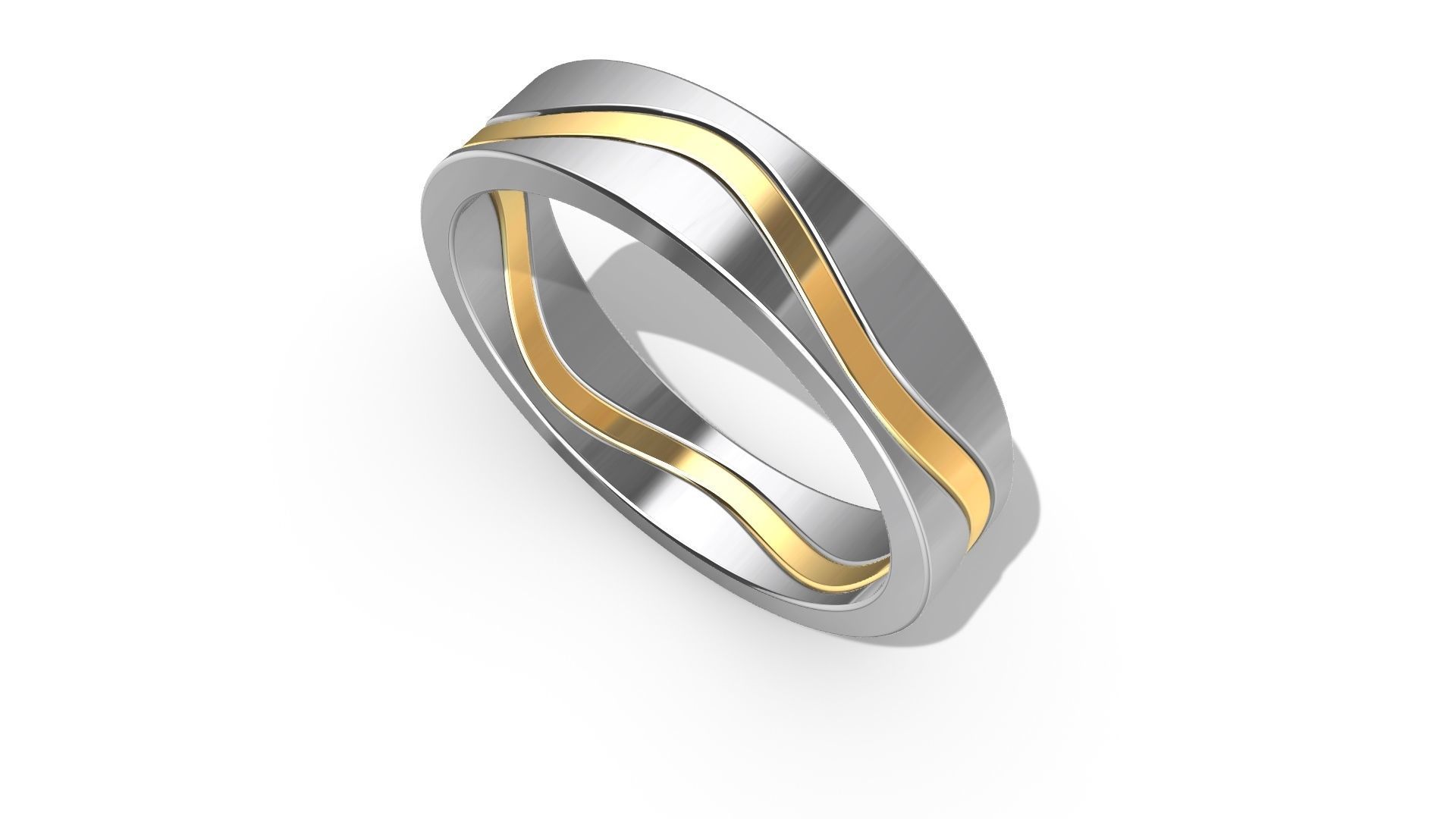 Wedding Rings Couple 3D model 3D printable | CGTrader