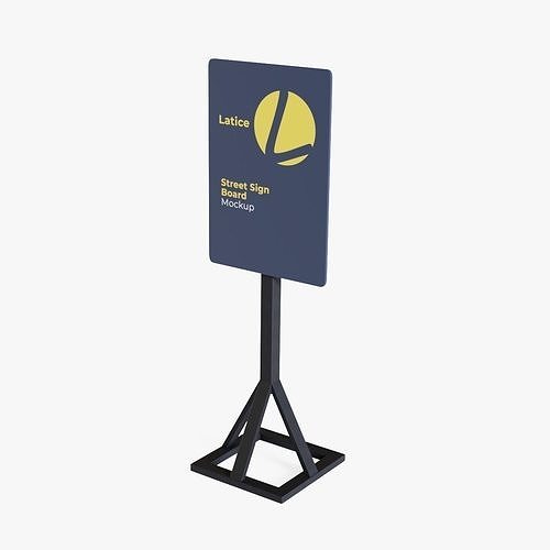 3D model Advertising Stand VR / AR / low-poly | CGTrader