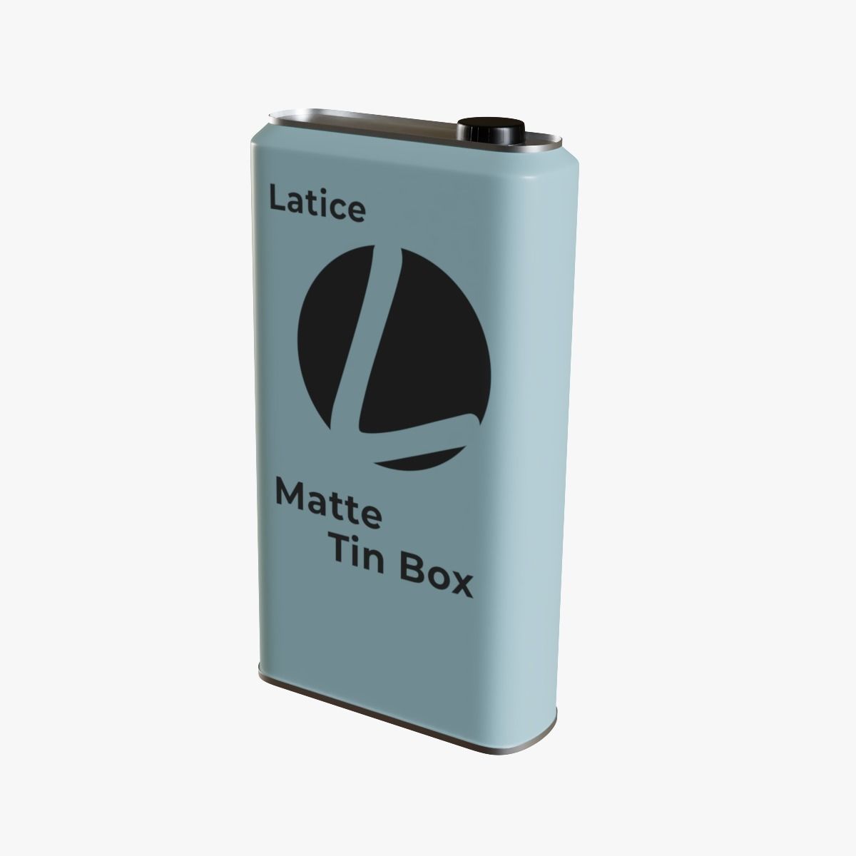 3D model Matte Tin Box VR / AR / low-poly | CGTrader
