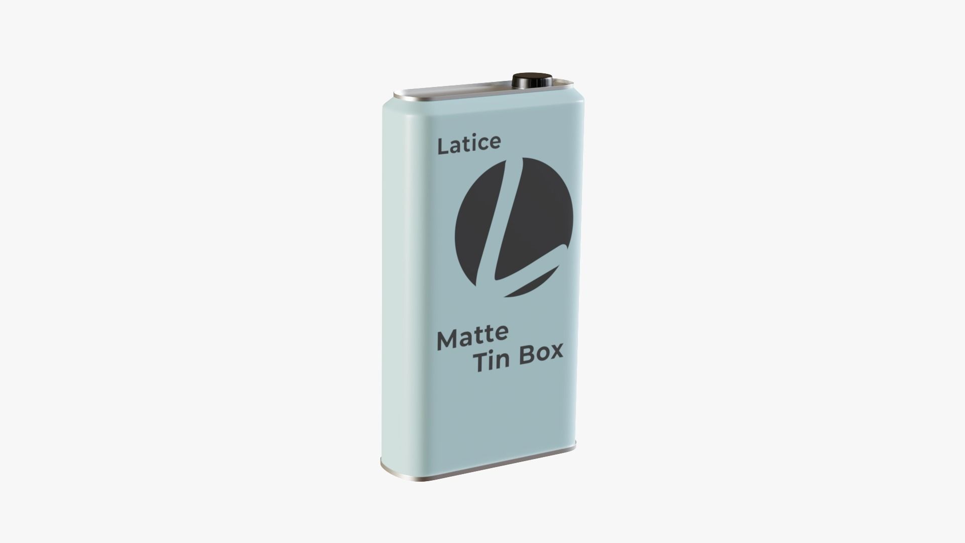 3D model Matte Tin Box VR / AR / low-poly | CGTrader