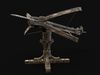 3D model BALLISTA PROJECTILE LAUNCHER WAR MACHINE MEDIEVAL SIEGE ENGINE ...