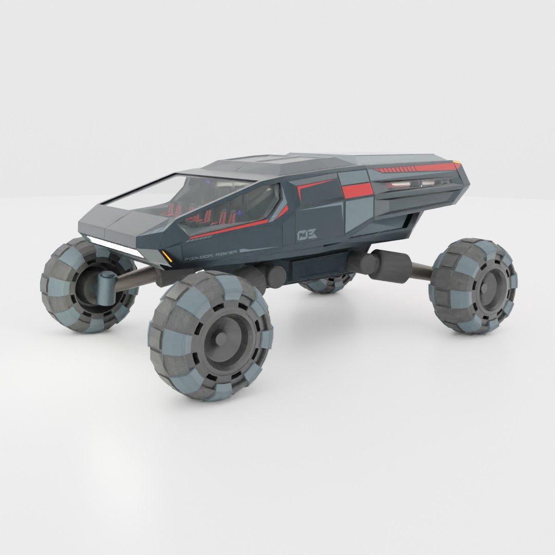 3D model Giant Rover vehicle VR / AR / low-poly | CGTrader