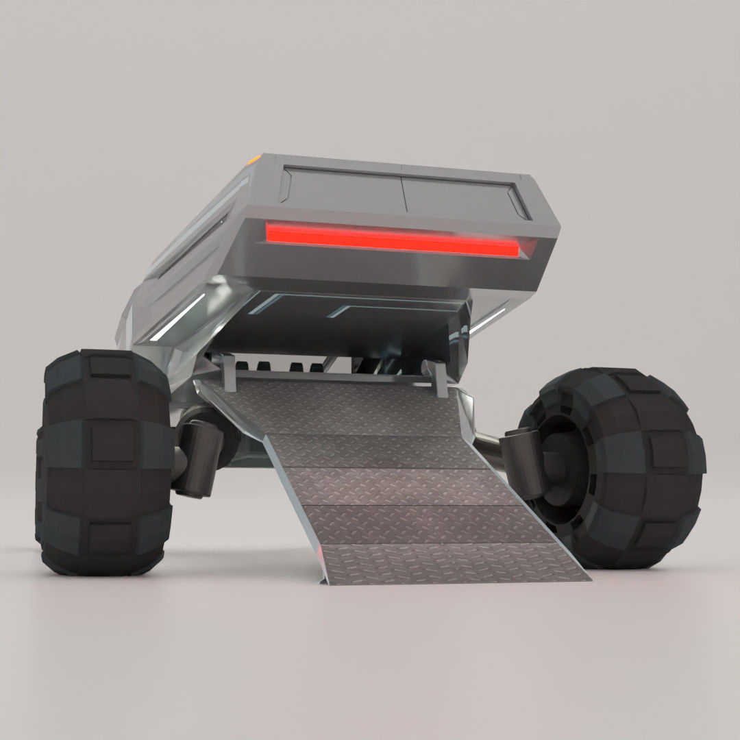 3D model Giant Rover vehicle VR / AR / low-poly | CGTrader