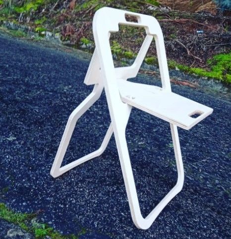 Wood D Chair 3D model | CGTrader