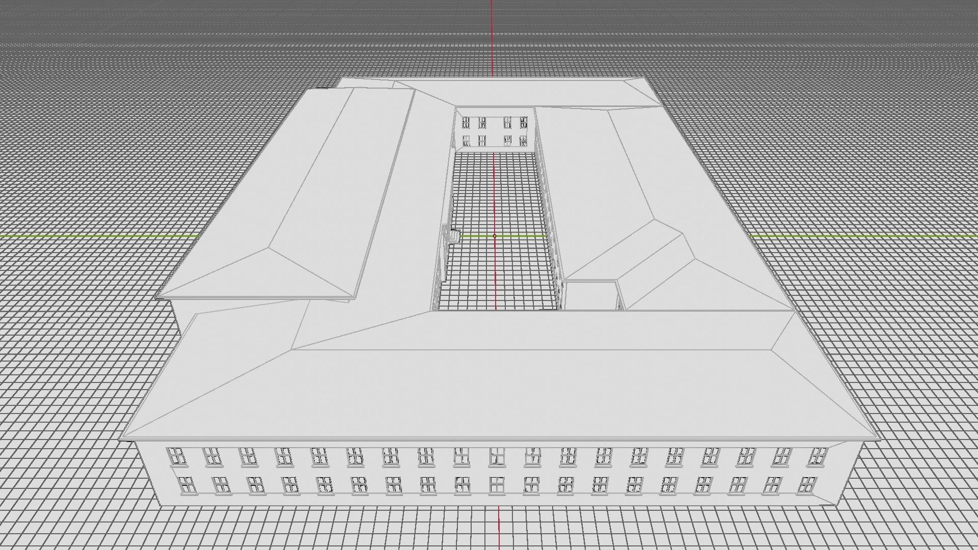 3D model Building No2 VR / AR / low-poly | CGTrader