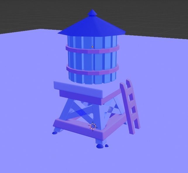 3D model Water Tank Low-poly 3D model VR / AR / low-poly | CGTrader