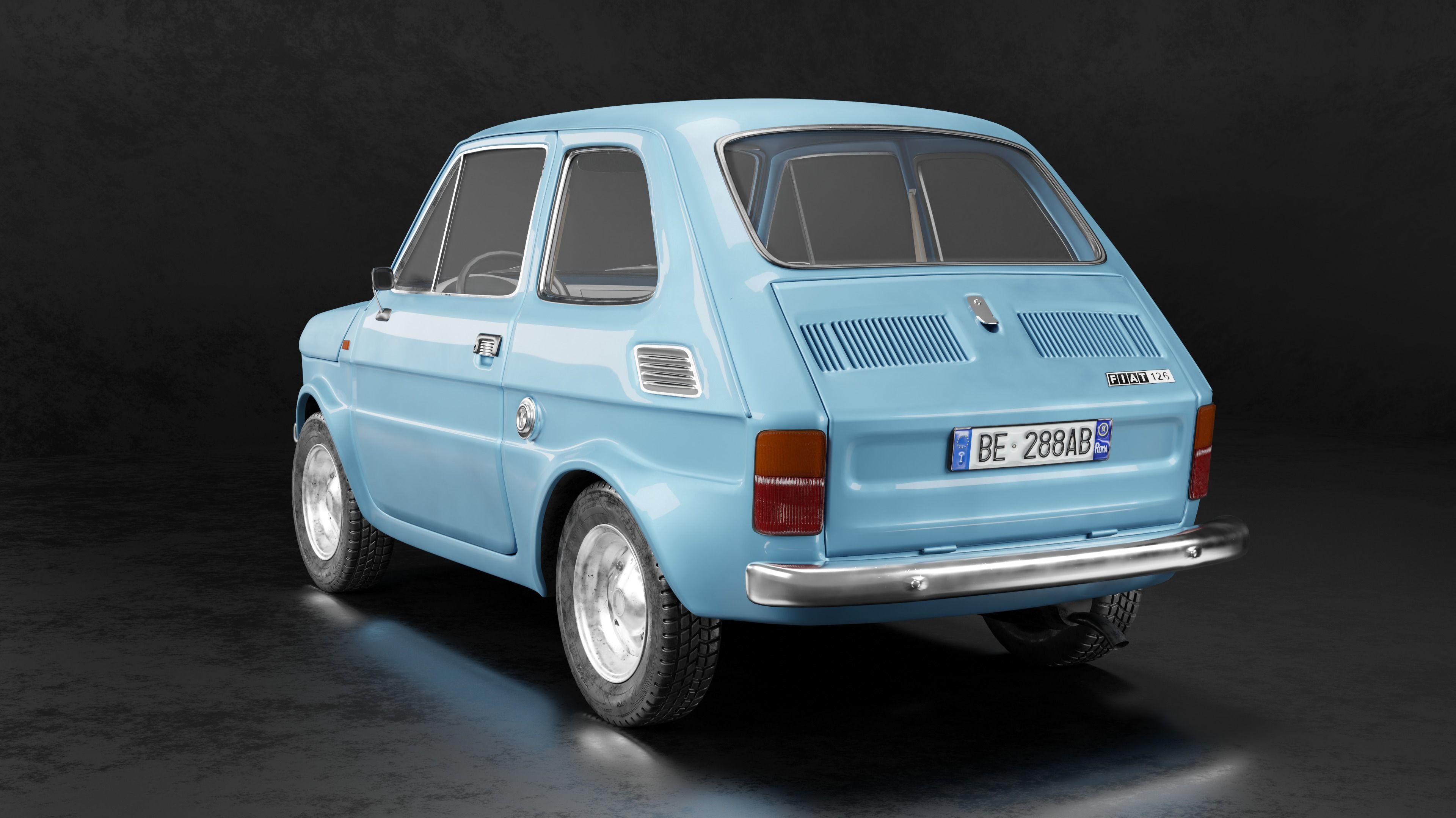 Fiat 126 1973 3D model | CGTrader