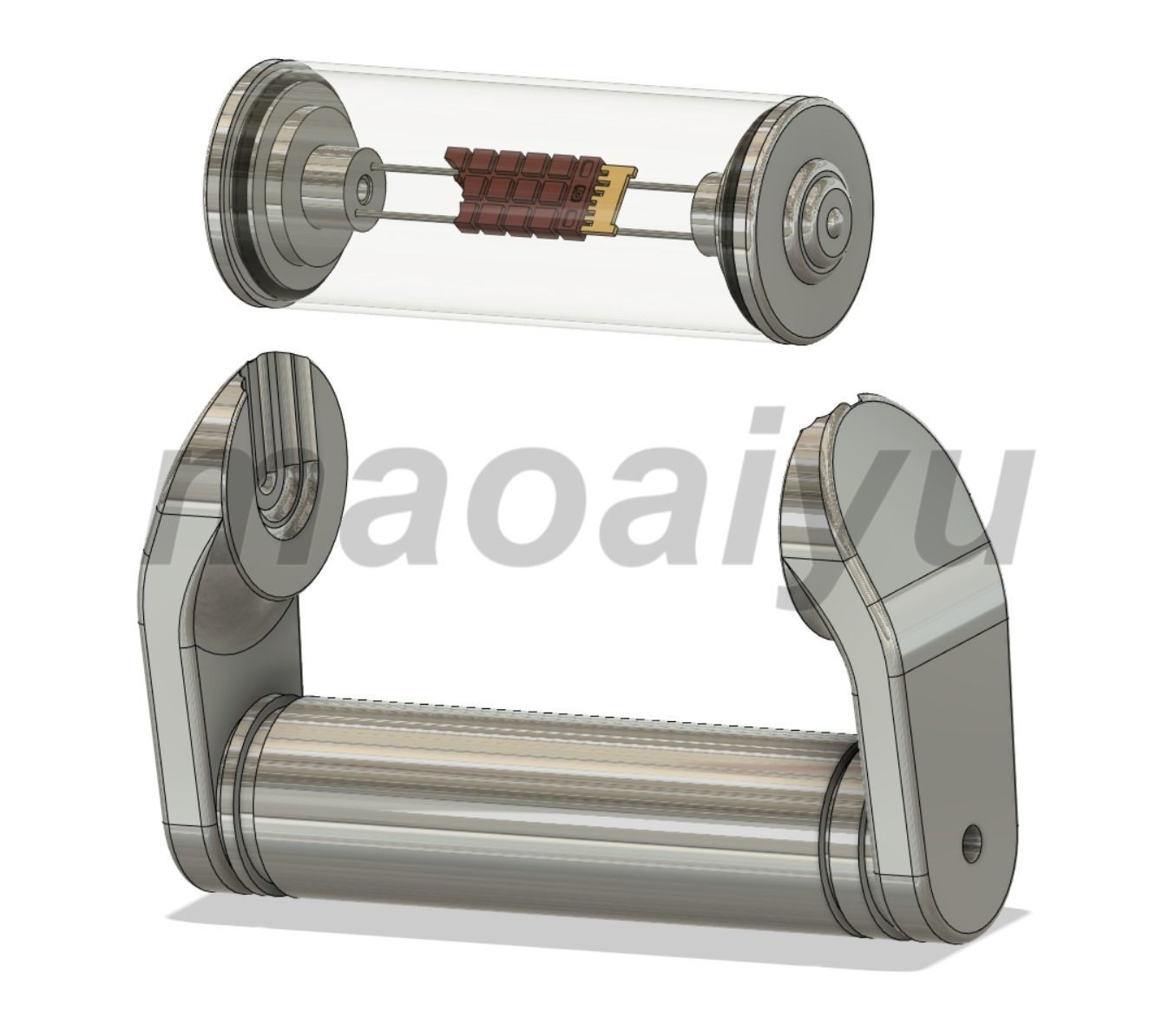 Terminator T-800 CPU Brain Chip 3D model 3D printable | CGTrader