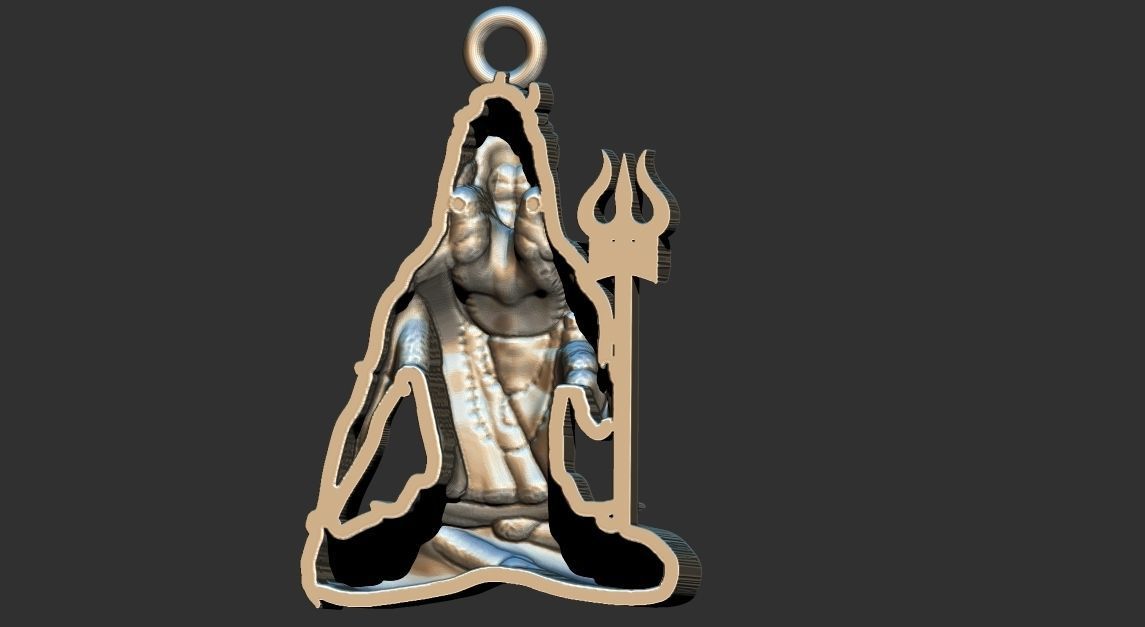 Shiv Ji 3D model 001 3D model 3D printable | CGTrader