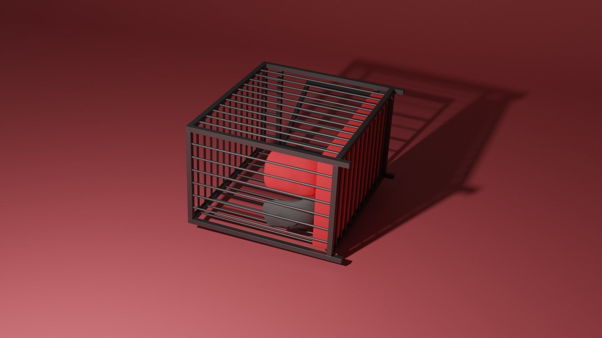 Cage bed 3D model | CGTrader
