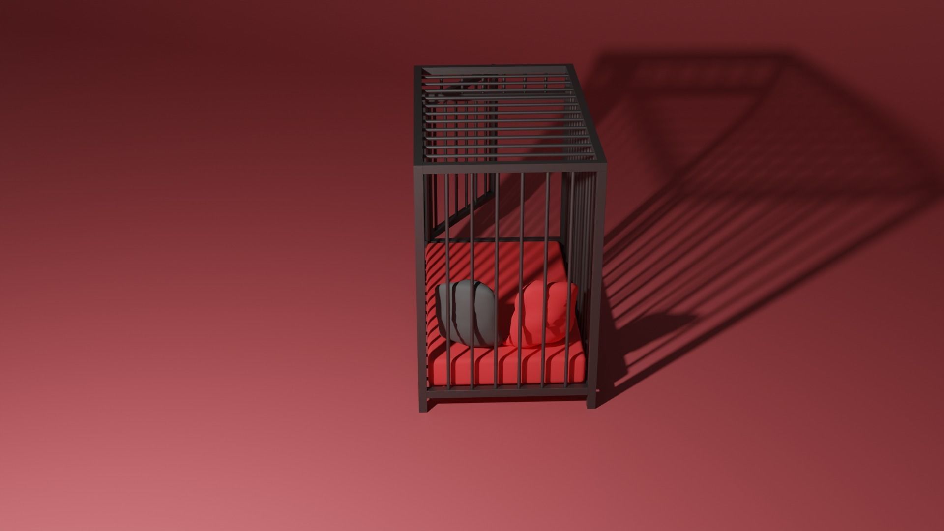 Cage bed 3D model | CGTrader