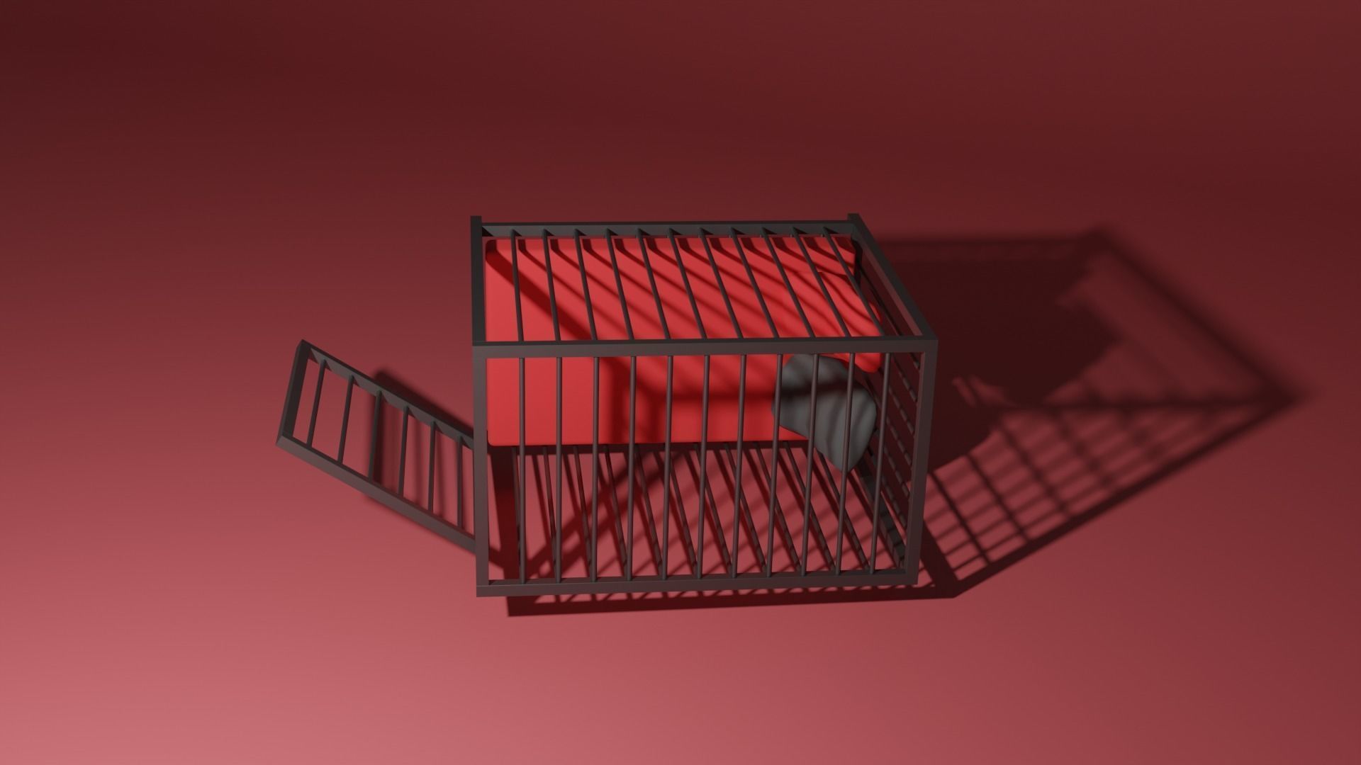 Cage bed 3D model | CGTrader
