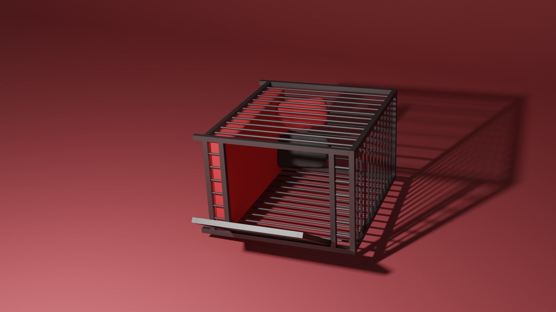 Cage bed 3D model | CGTrader