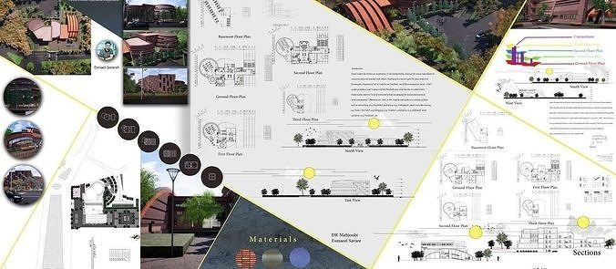 Public Library Project 3D model | CGTrader