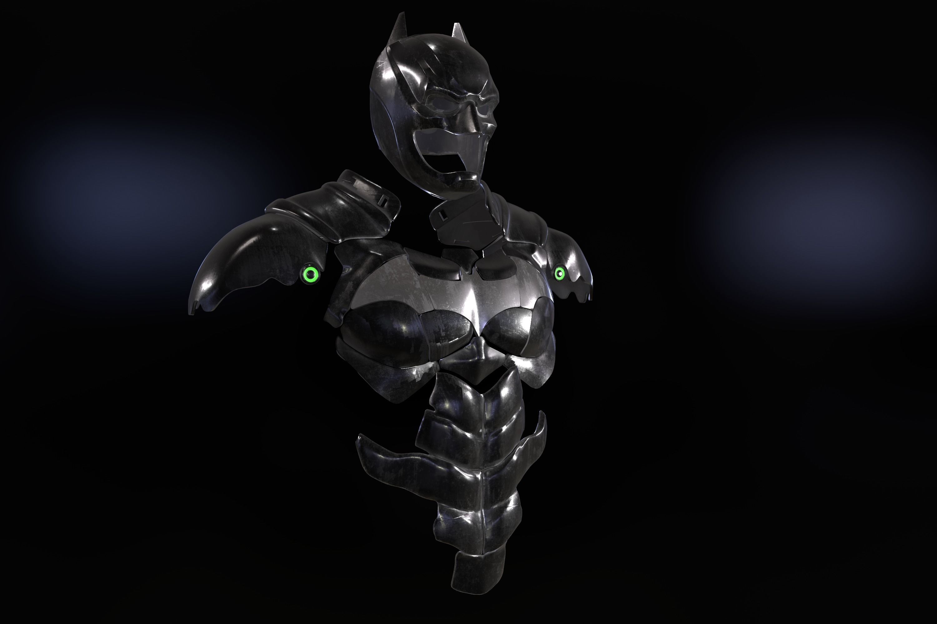 Bat Armor Suit 3D model 3D printable | CGTrader