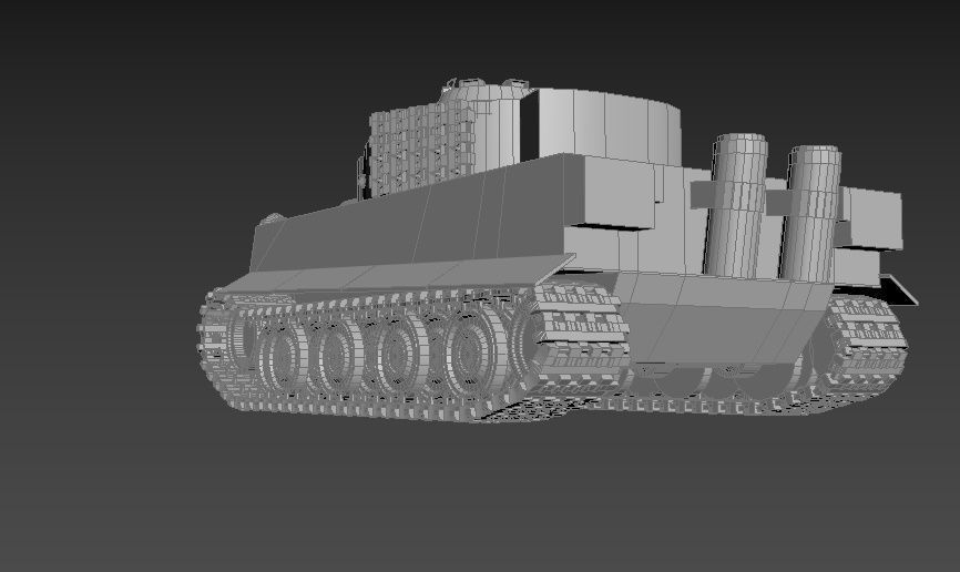 Tiger E1 3D model | CGTrader