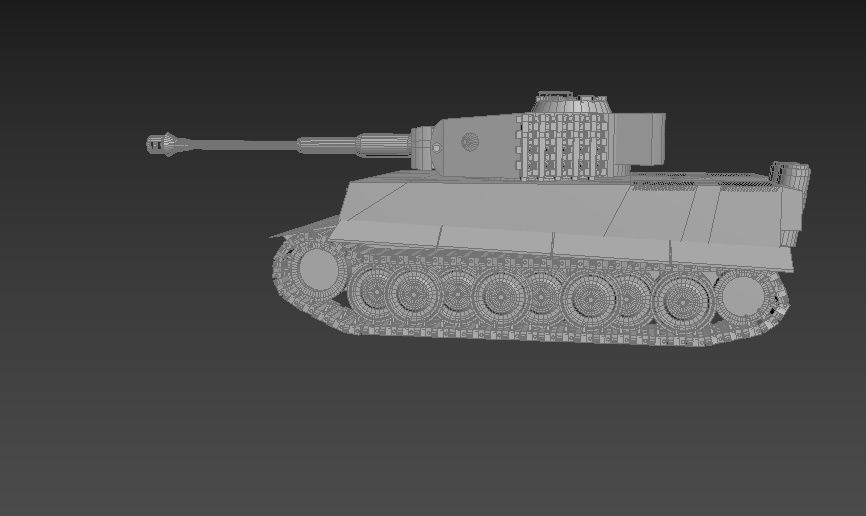 Tiger E1 3D model | CGTrader