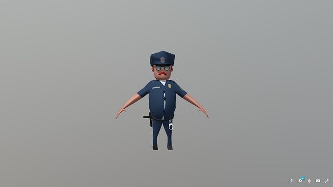 Police Officer 3D model | CGTrader