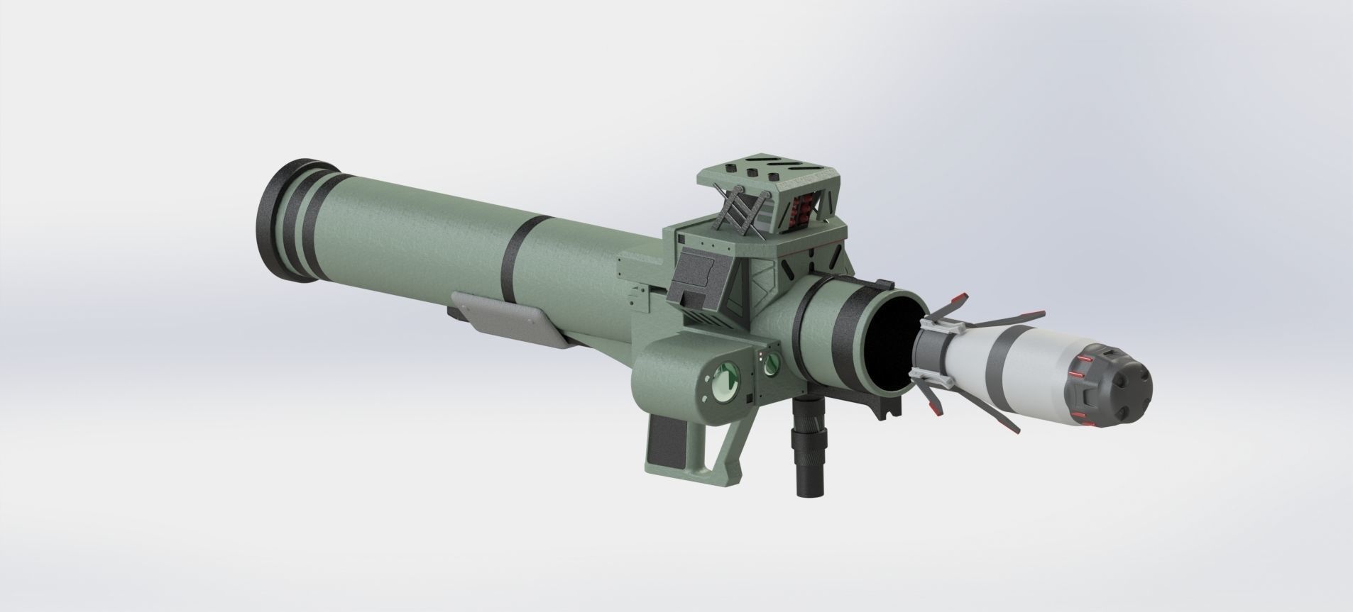 Yuni Rocket Launcher 3D model 3D printable | CGTrader