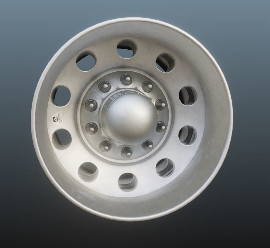10 LUG ALCOA MILLED WHEELS 3D model | CGTrader