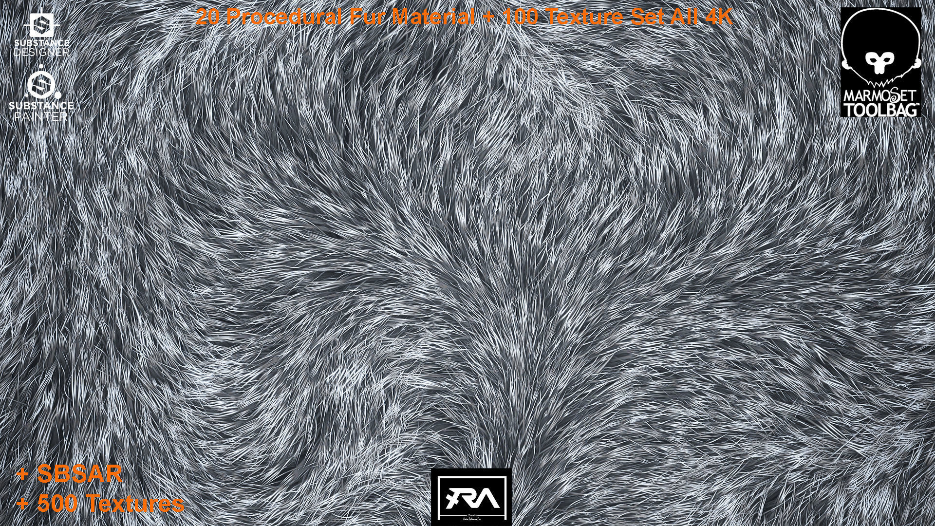 Texture 20 Procedural Fur Material Tileable 100 Texture Set 500 Texture ...