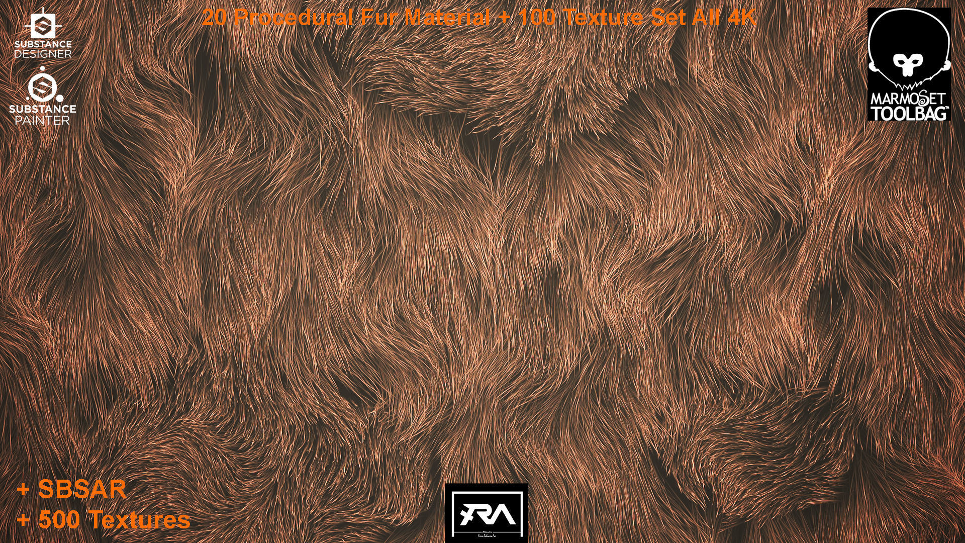 Texture 20 Procedural Fur Material Tileable 100 Texture Set 500 Texture ...