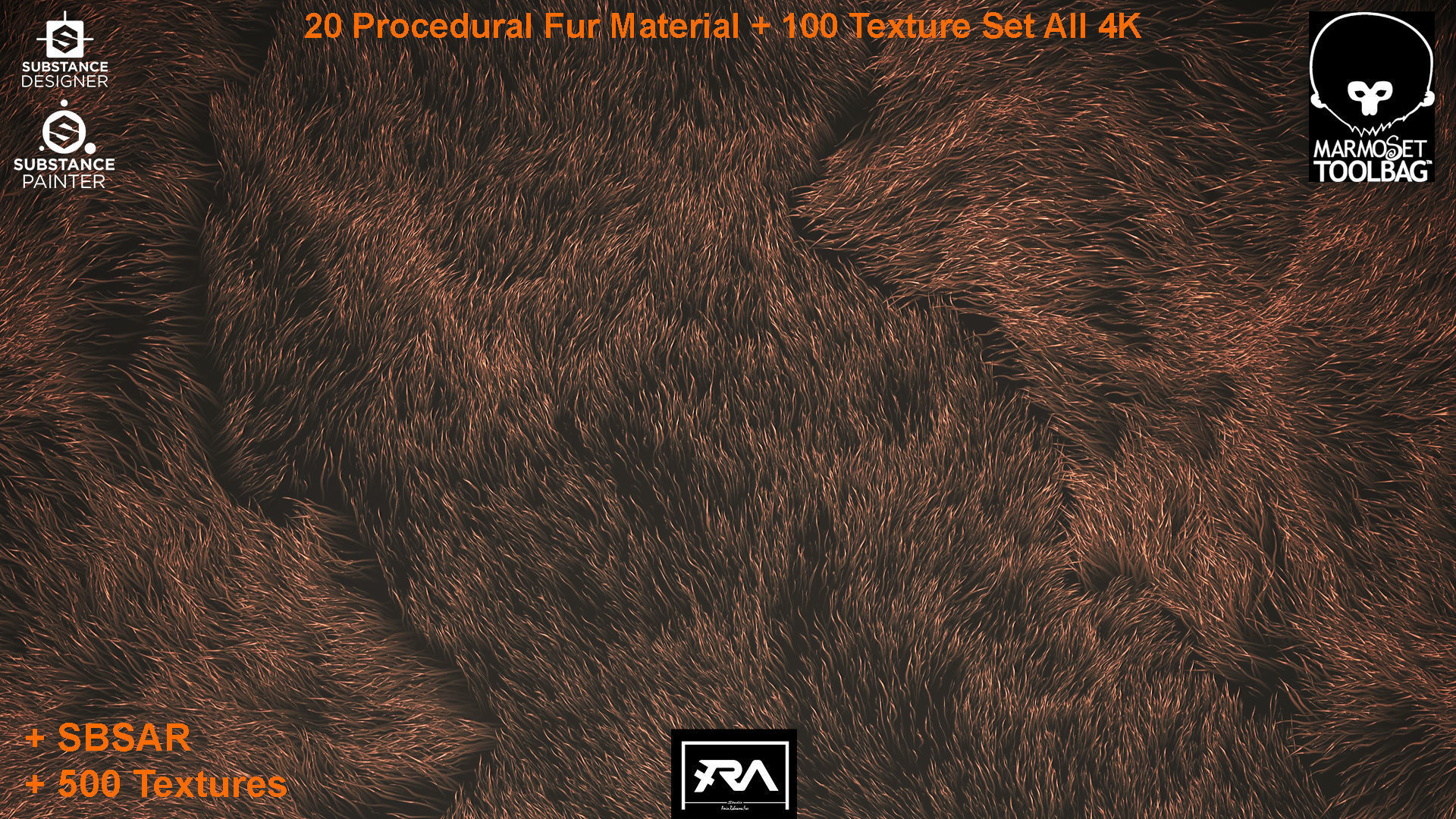Texture 20 Procedural Fur Material Tileable 100 Texture Set 500 Texture ...