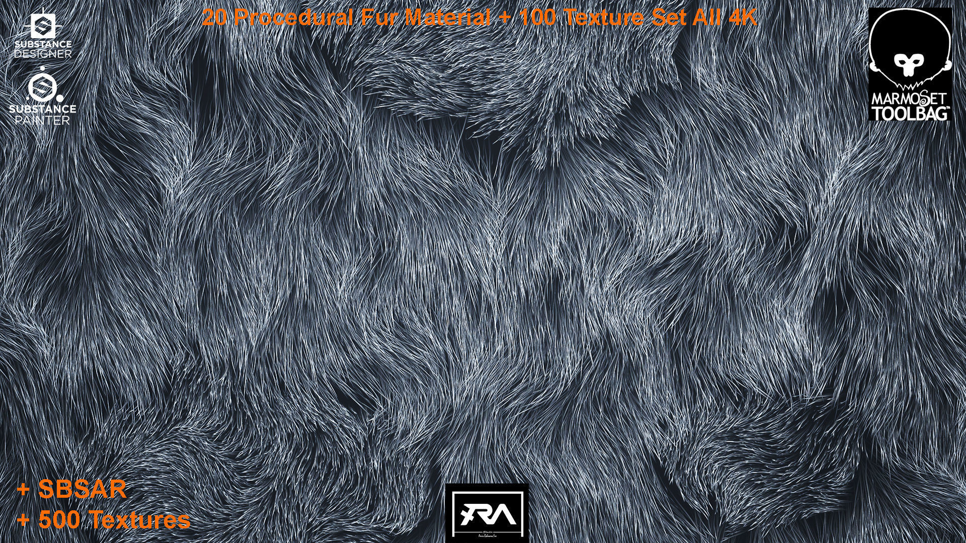 Texture 20 Procedural Fur Material Tileable 100 Texture Set 500 Texture ...