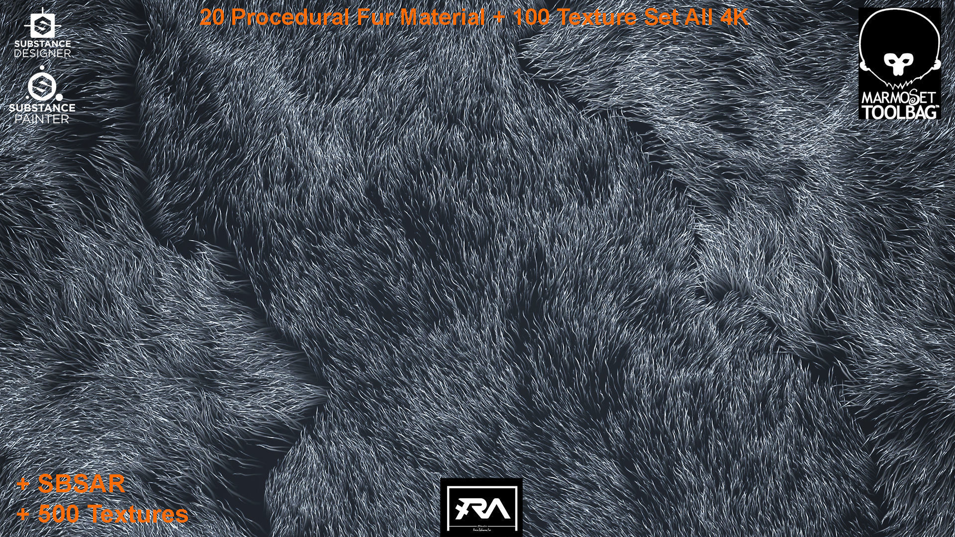 Texture 20 Procedural Fur Material Tileable 100 Texture Set 500 Texture ...