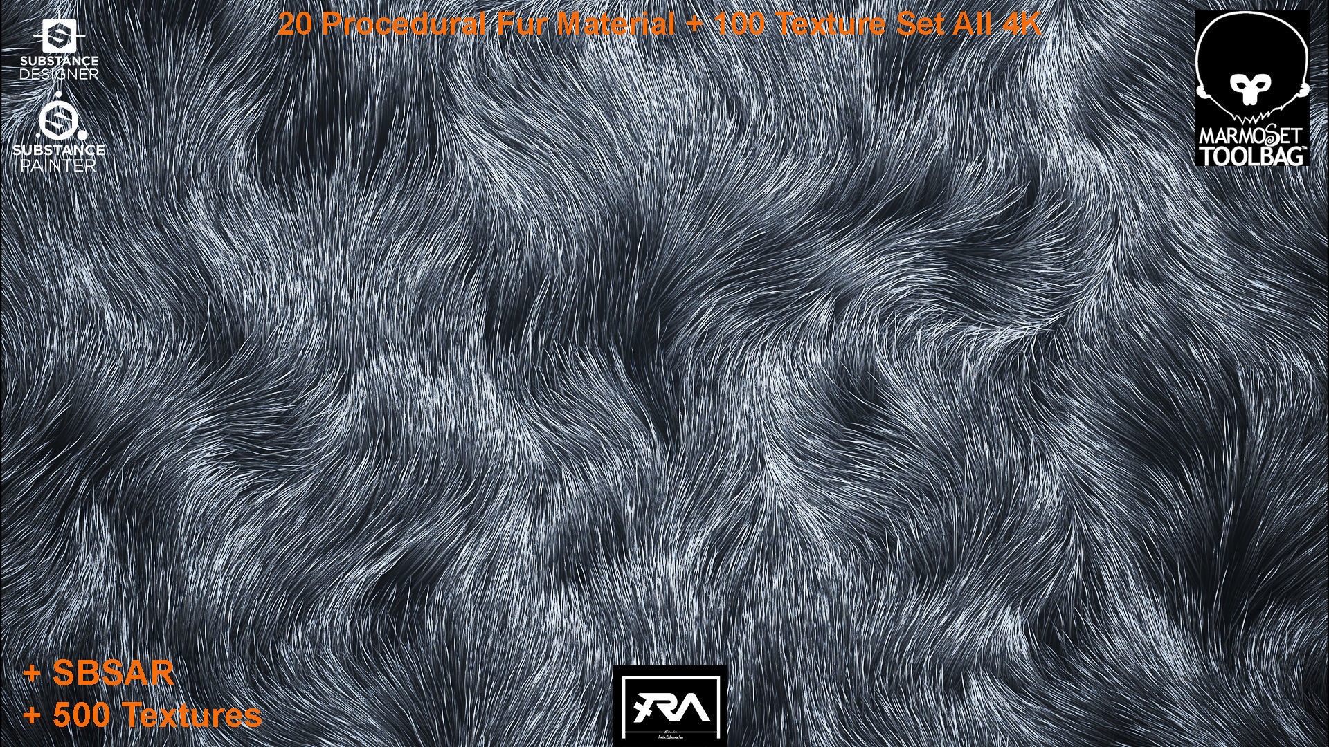 Texture 20 Procedural Fur Material Tileable 100 Texture Set 500 Texture ...