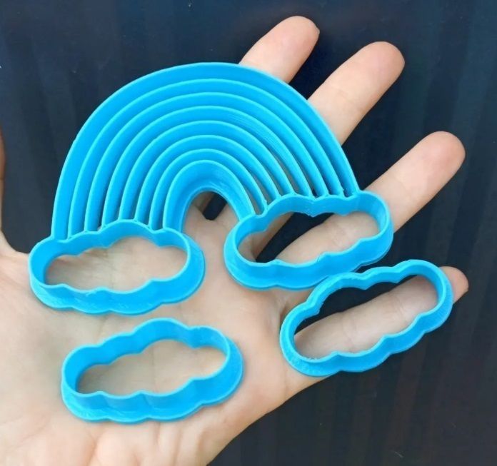 STL cookies rainbow 3D model 3D printable | CGTrader
