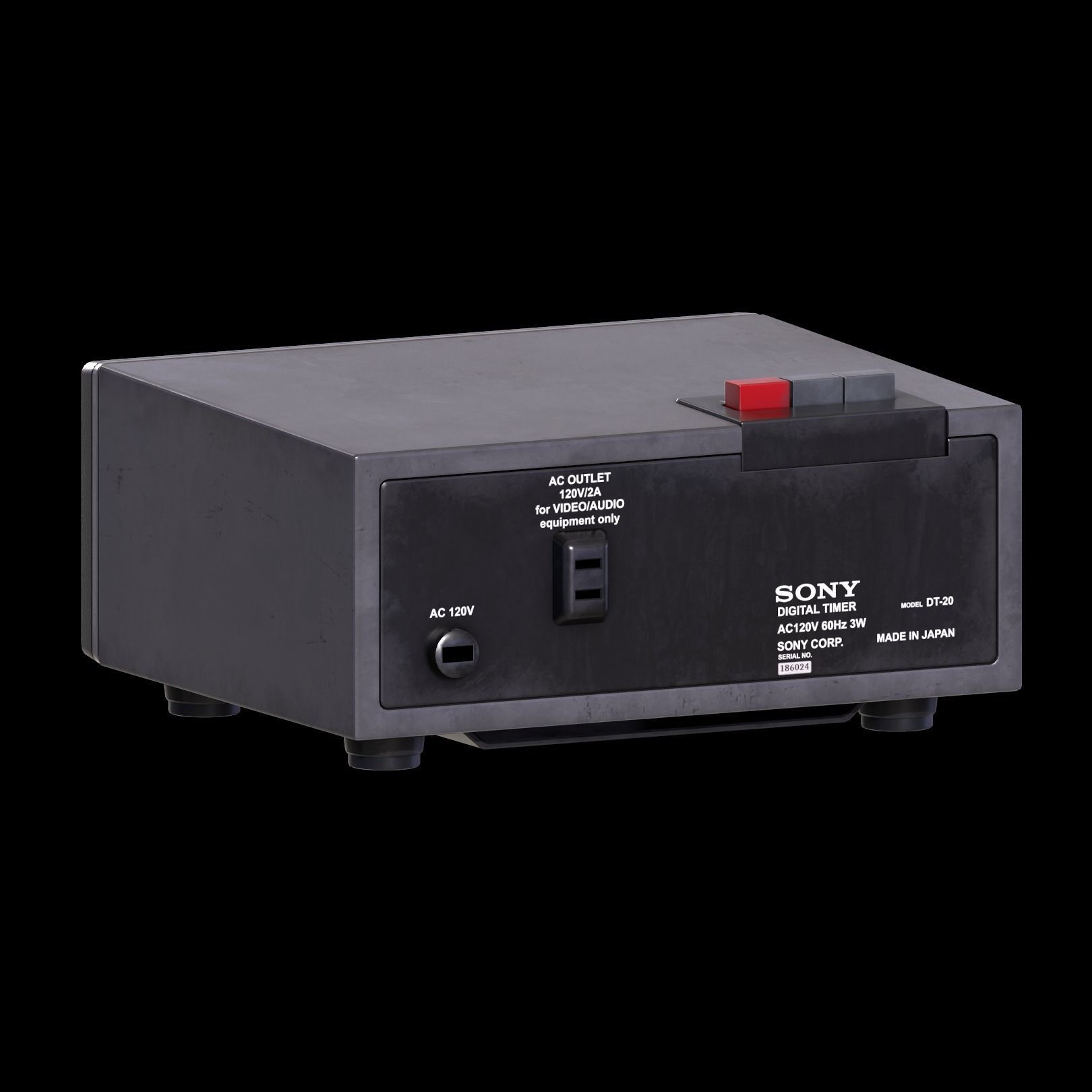 3D model Sony DT 20 Digital Timer VR / AR / low-poly | CGTrader