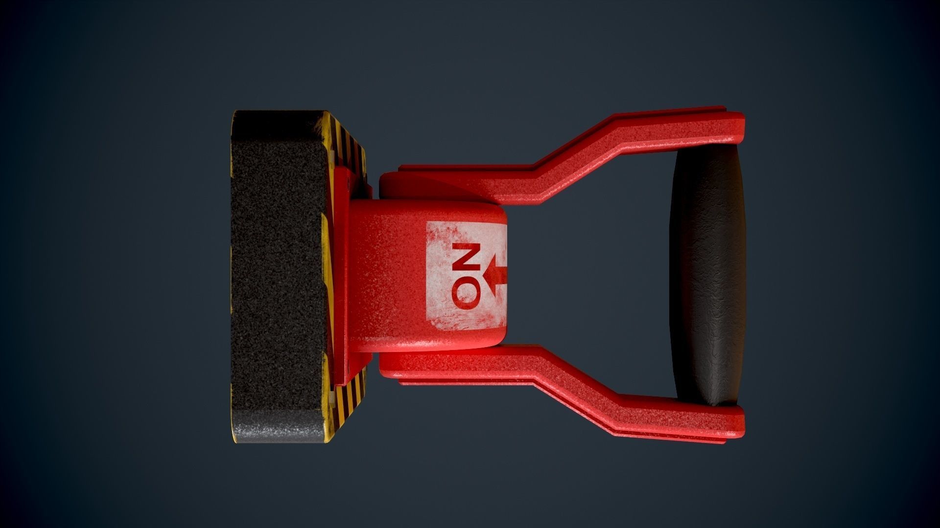 3D model Sci Fi Red Lever power switch VR / AR / low-poly | CGTrader