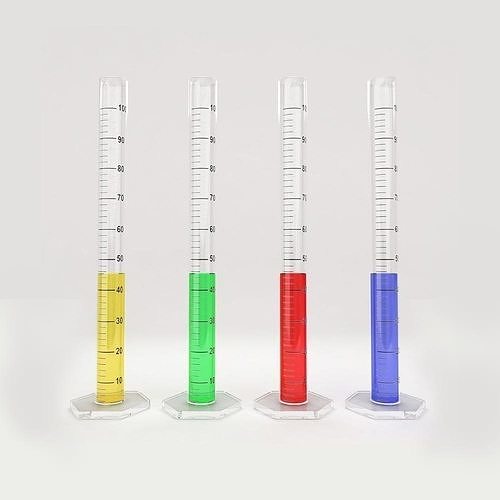 Graduated cylinder 3d model 3D model | CGTrader