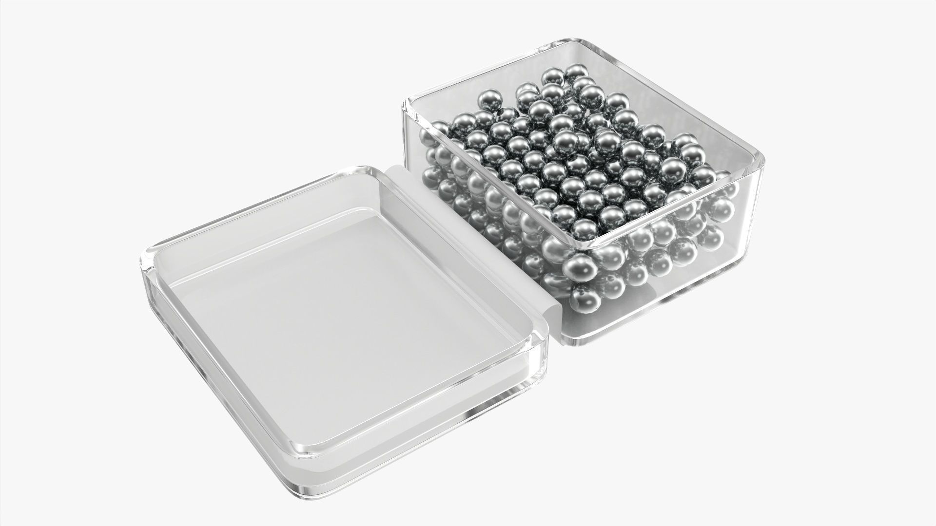 Air pistol bullet box open 3D model | CGTrader