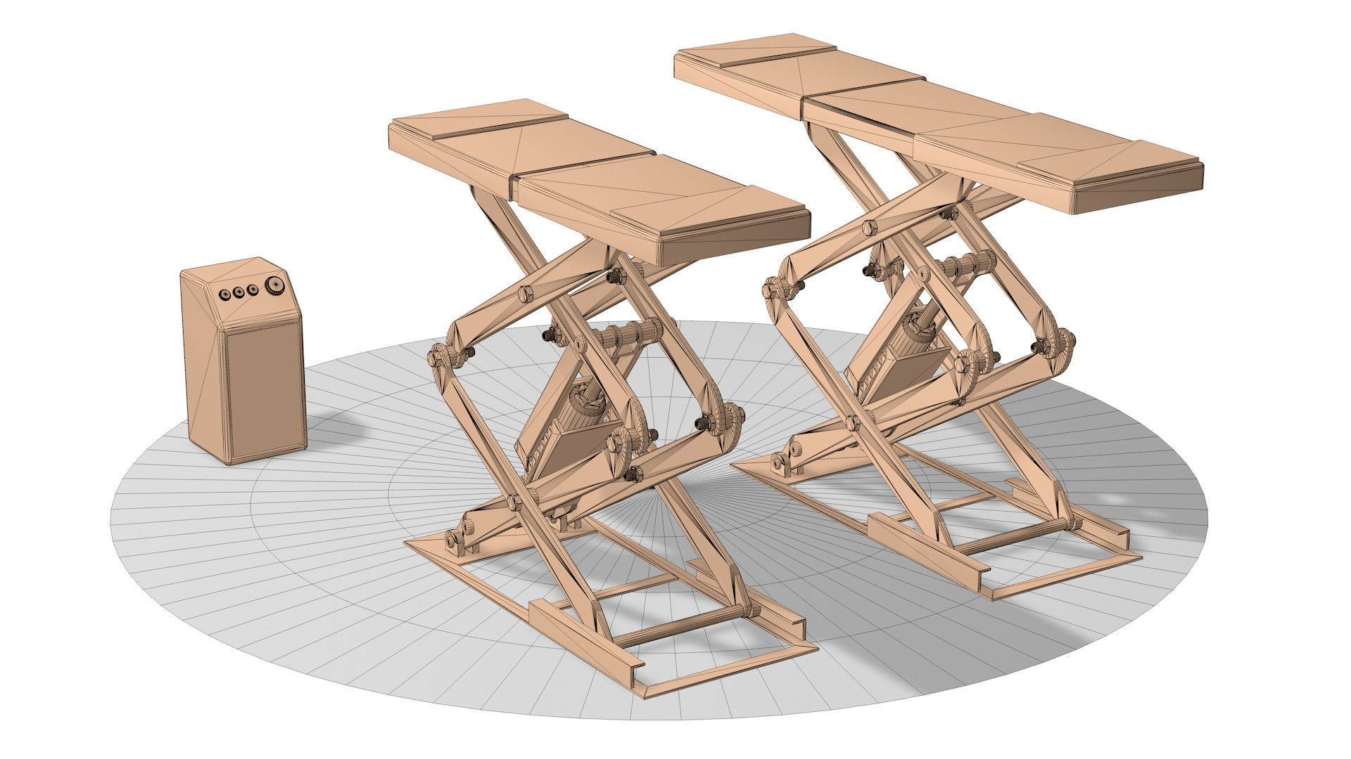Car Lift R3 3D model | CGTrader