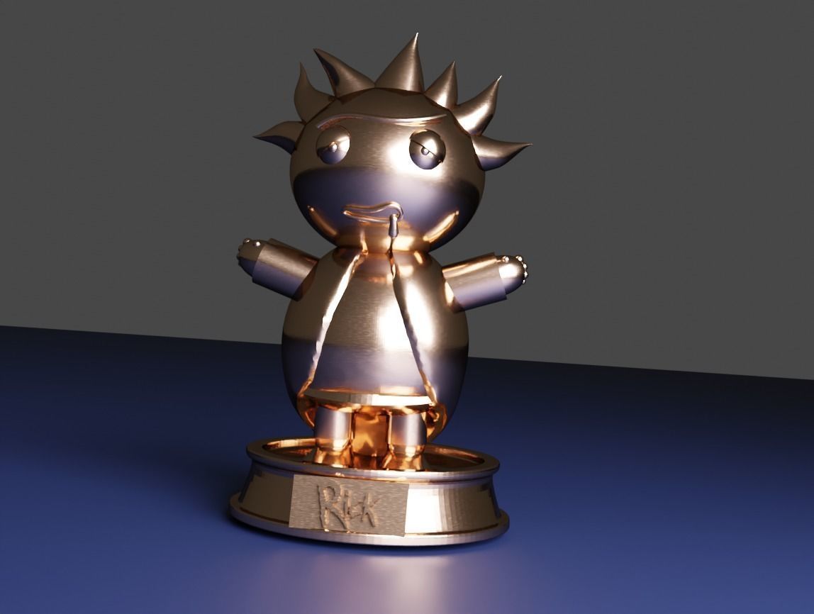 Fat Rick 3D model 3D printable | CGTrader