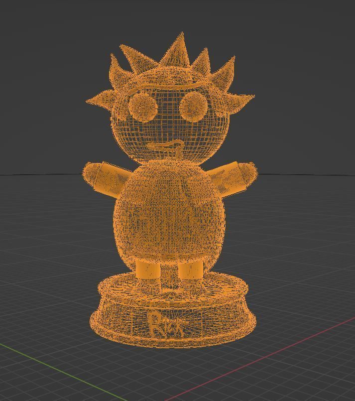 Fat Rick 3D model 3D printable | CGTrader