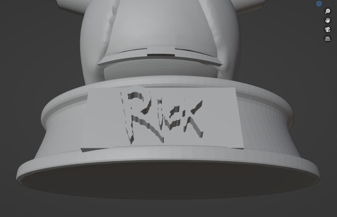 Fat Rick 3D model 3D printable | CGTrader