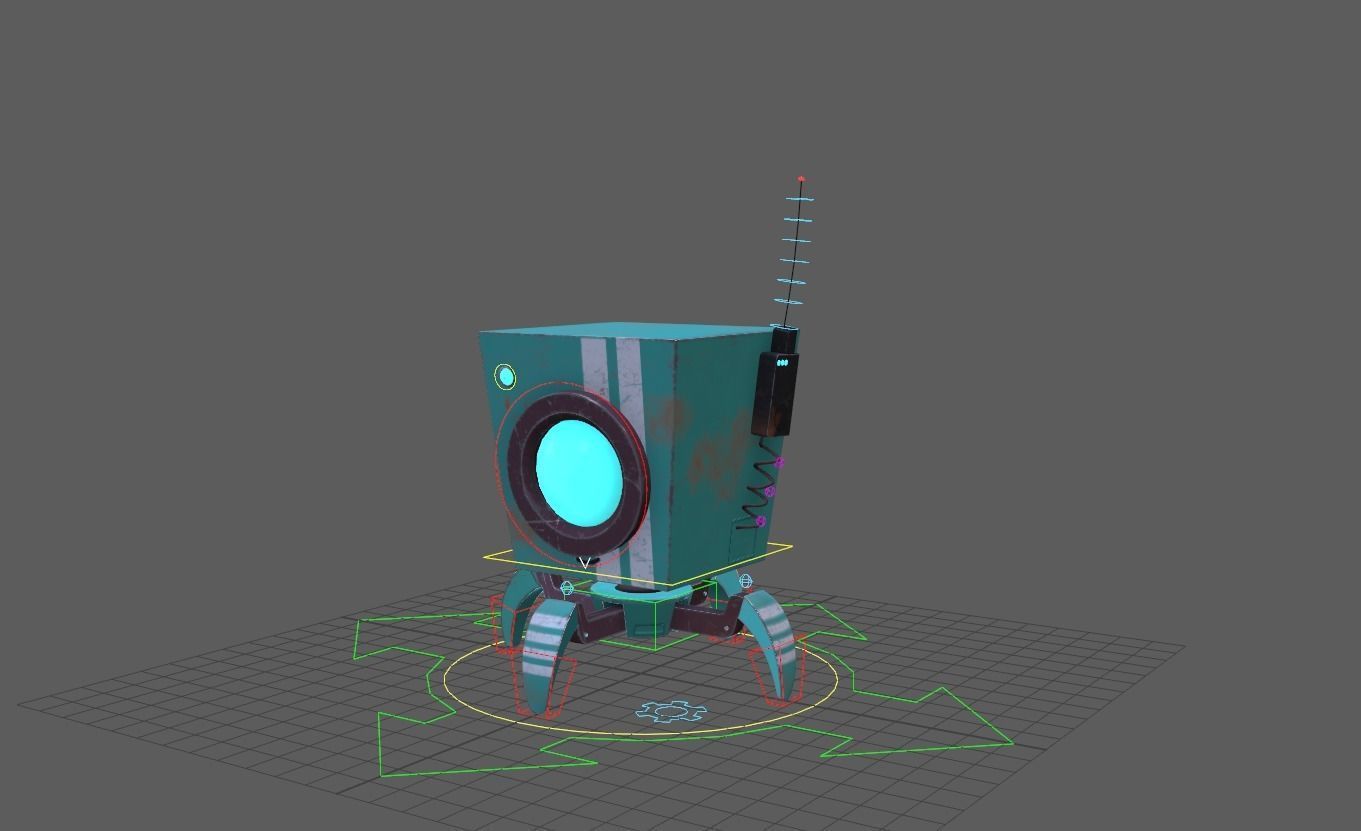 3D model Mini Bot VR / AR / low-poly | CGTrader