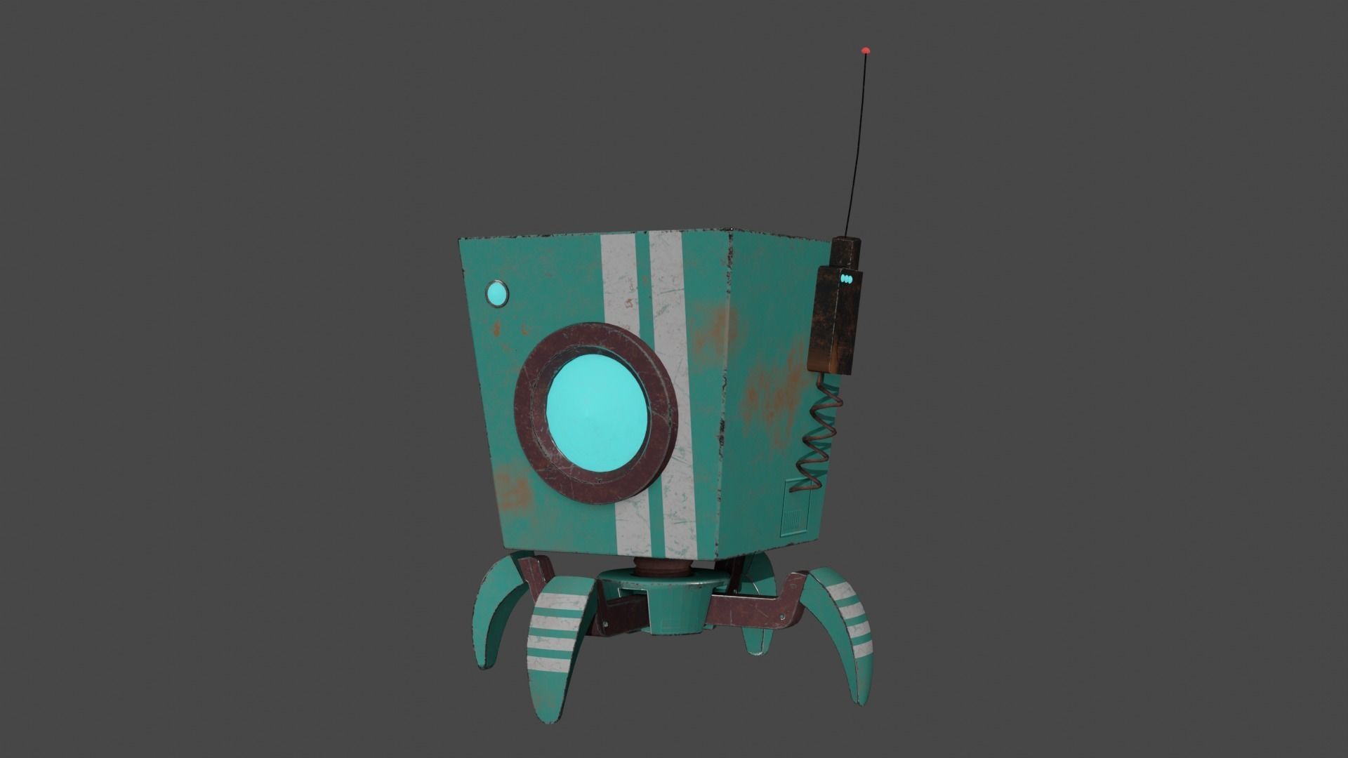 3D model Mini Bot VR / AR / low-poly | CGTrader