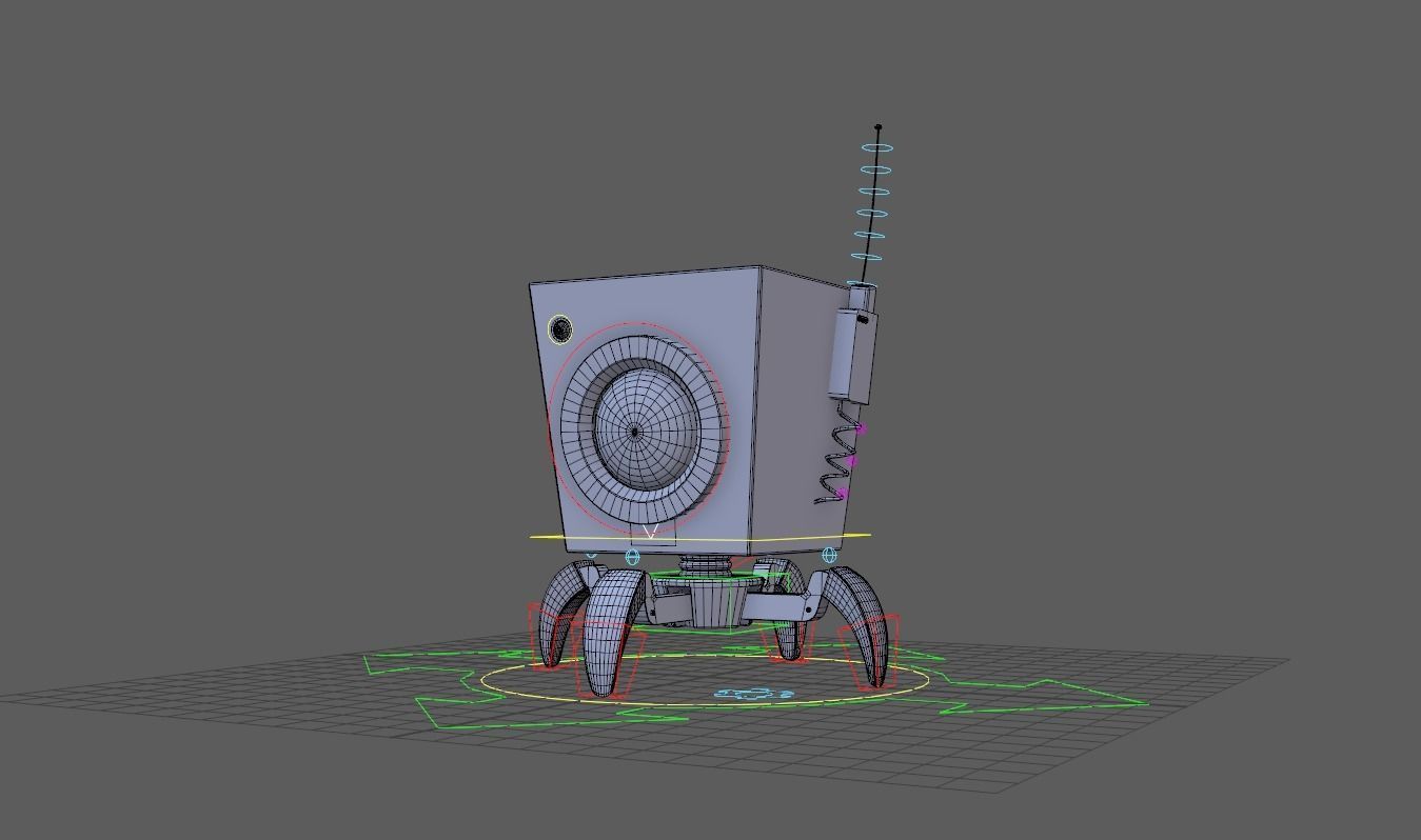 3D model Mini Bot VR / AR / low-poly | CGTrader