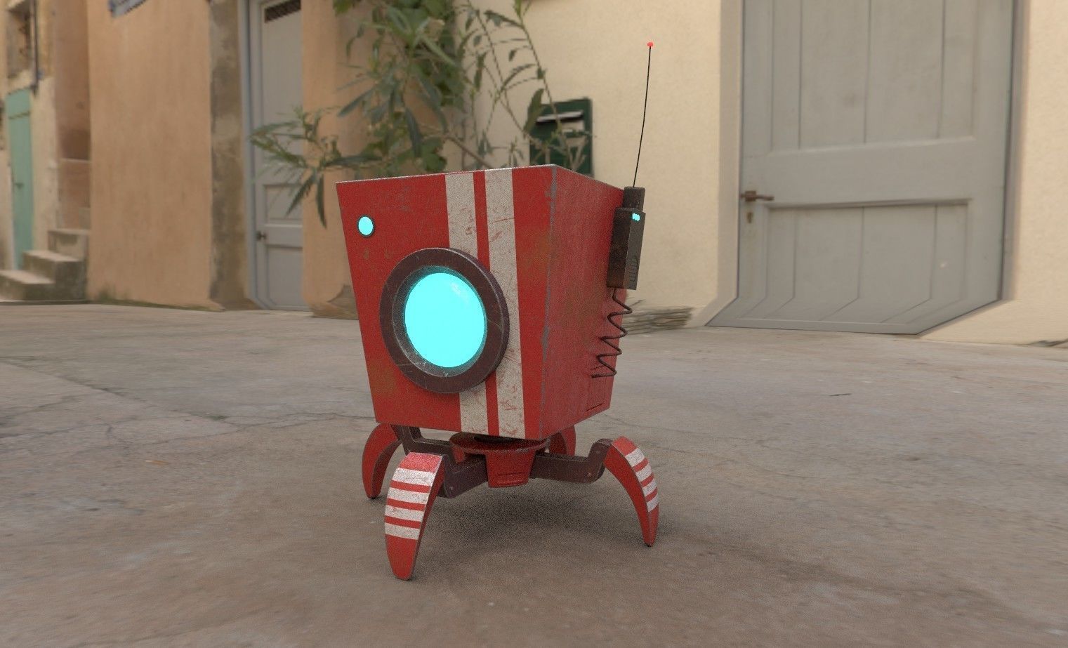 3D model Mini Bot VR / AR / low-poly | CGTrader