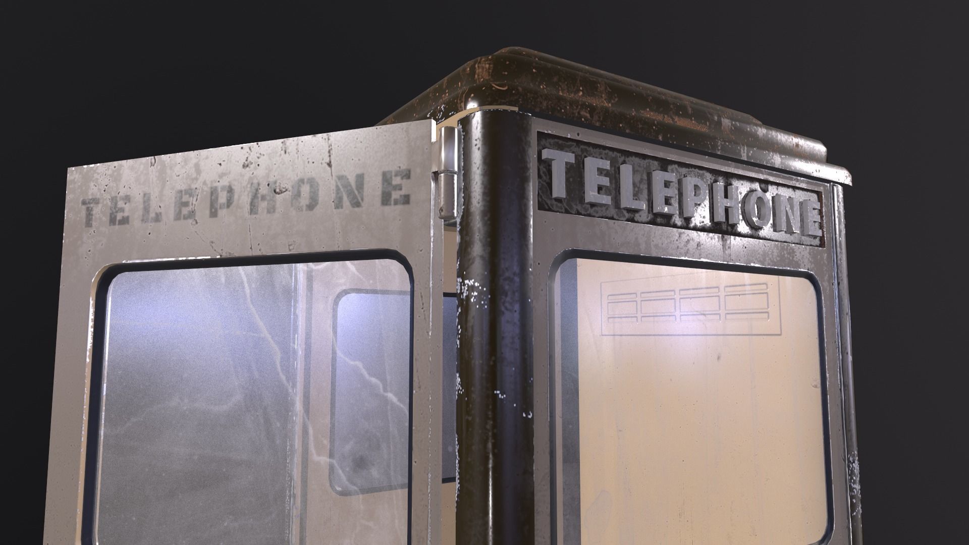 3D model AAA Old phone box VR / AR / low-poly | CGTrader