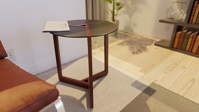 Modern Classic Side Table 3D model | CGTrader