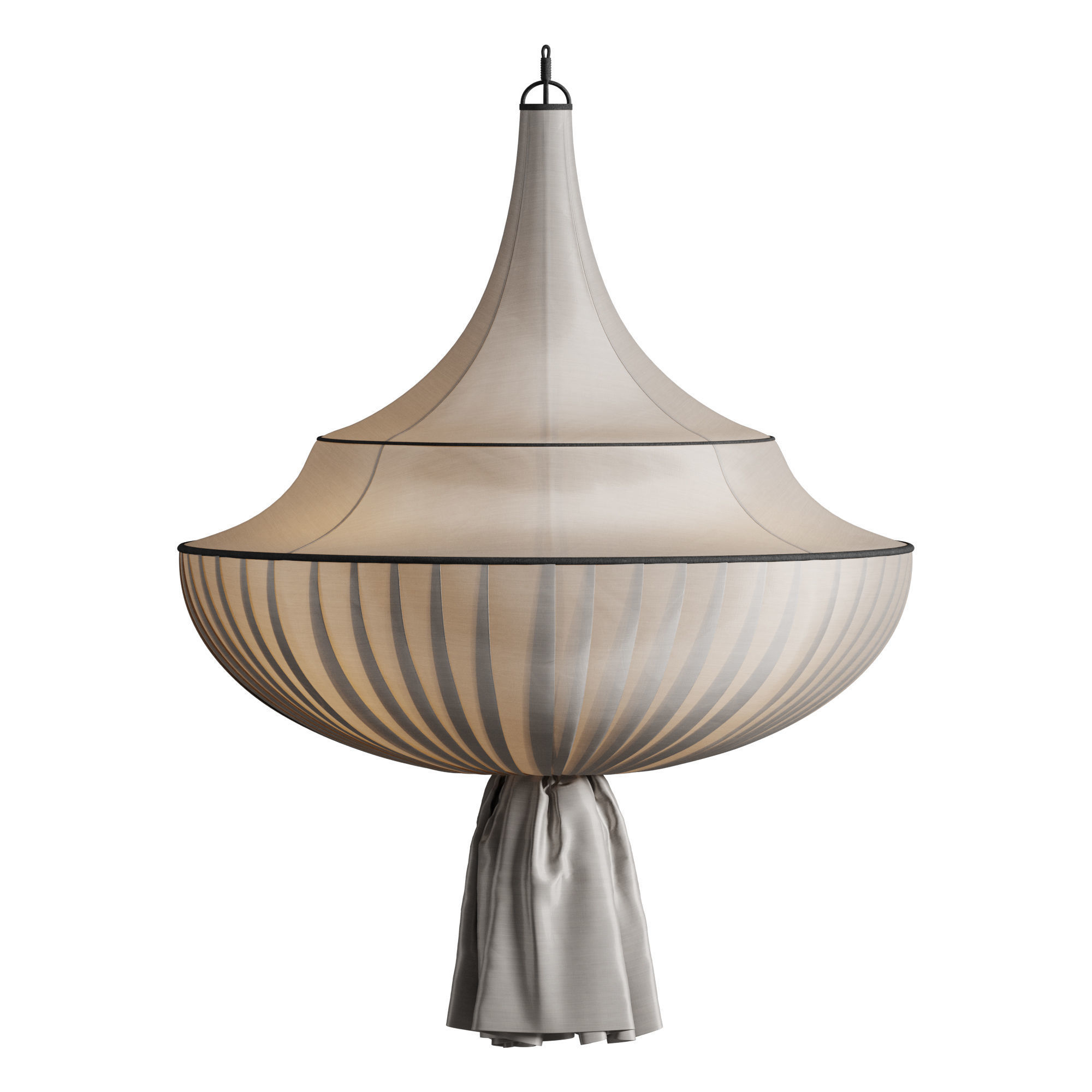 Meduse Silk Lamp 3D model | CGTrader