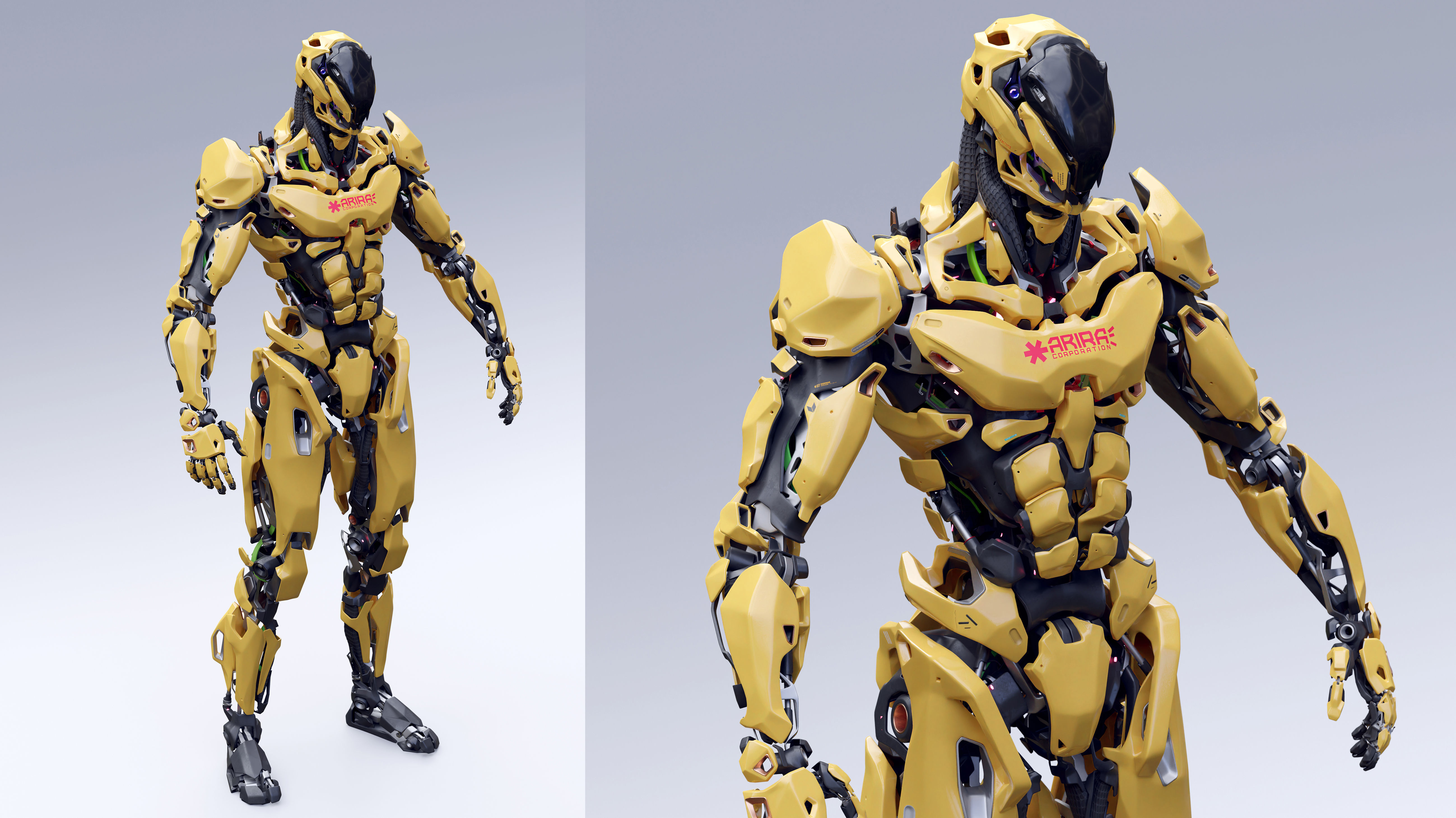 3D model Robot Character VR / AR / low-poly rigged | CGTrader