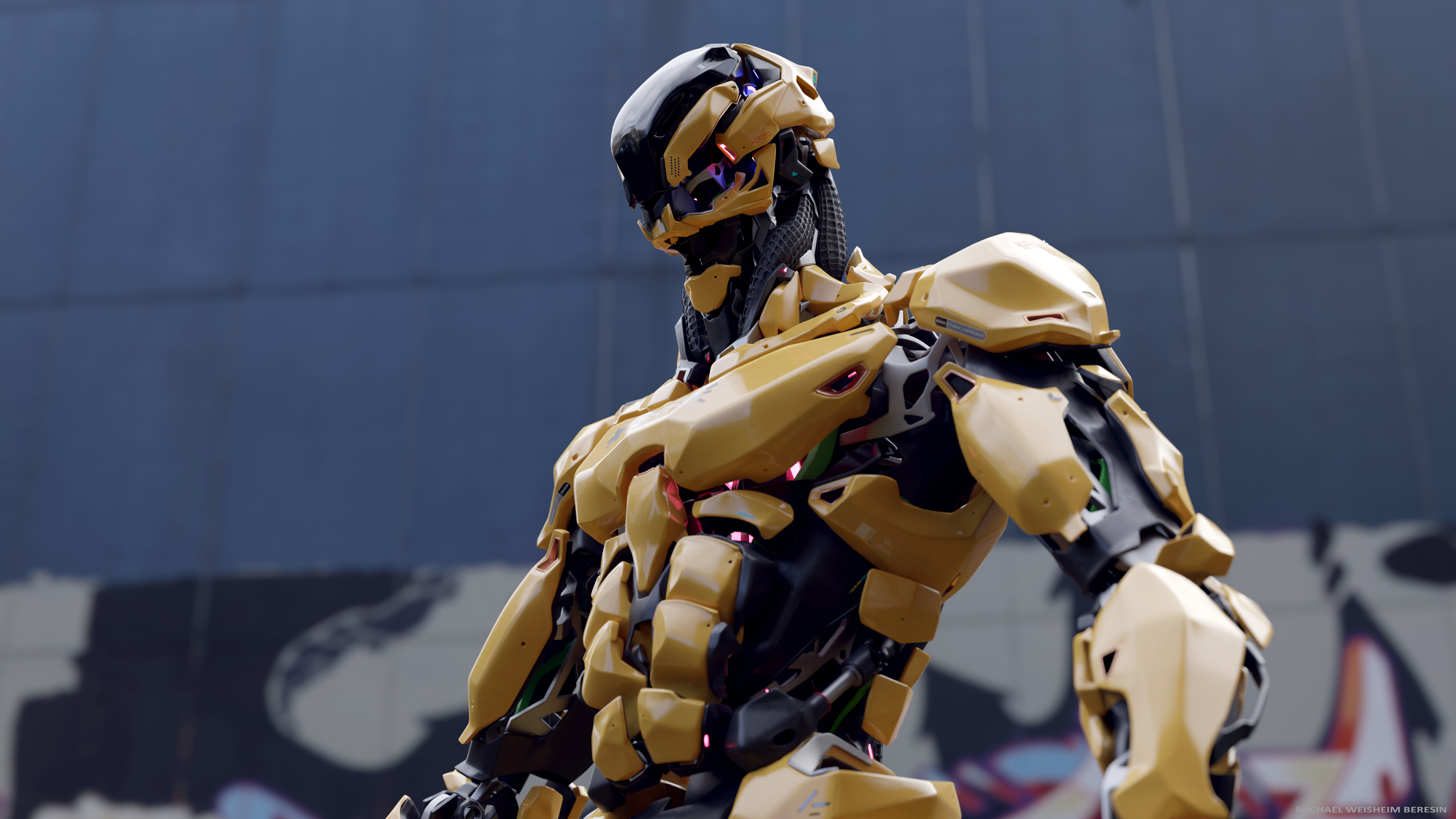 3D model Robot Character VR / AR / low-poly rigged | CGTrader