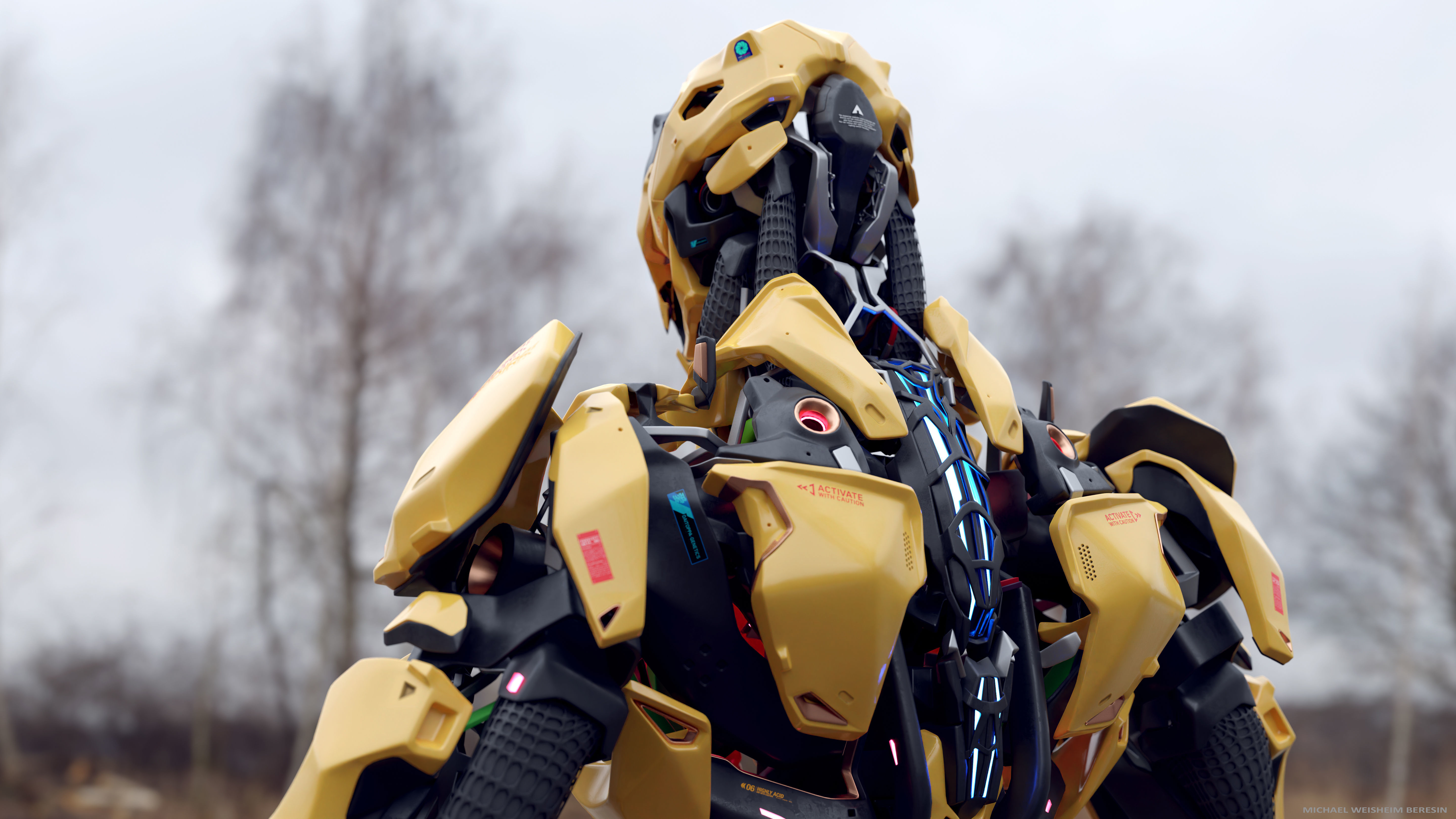 3D model Robot Character VR / AR / low-poly rigged | CGTrader