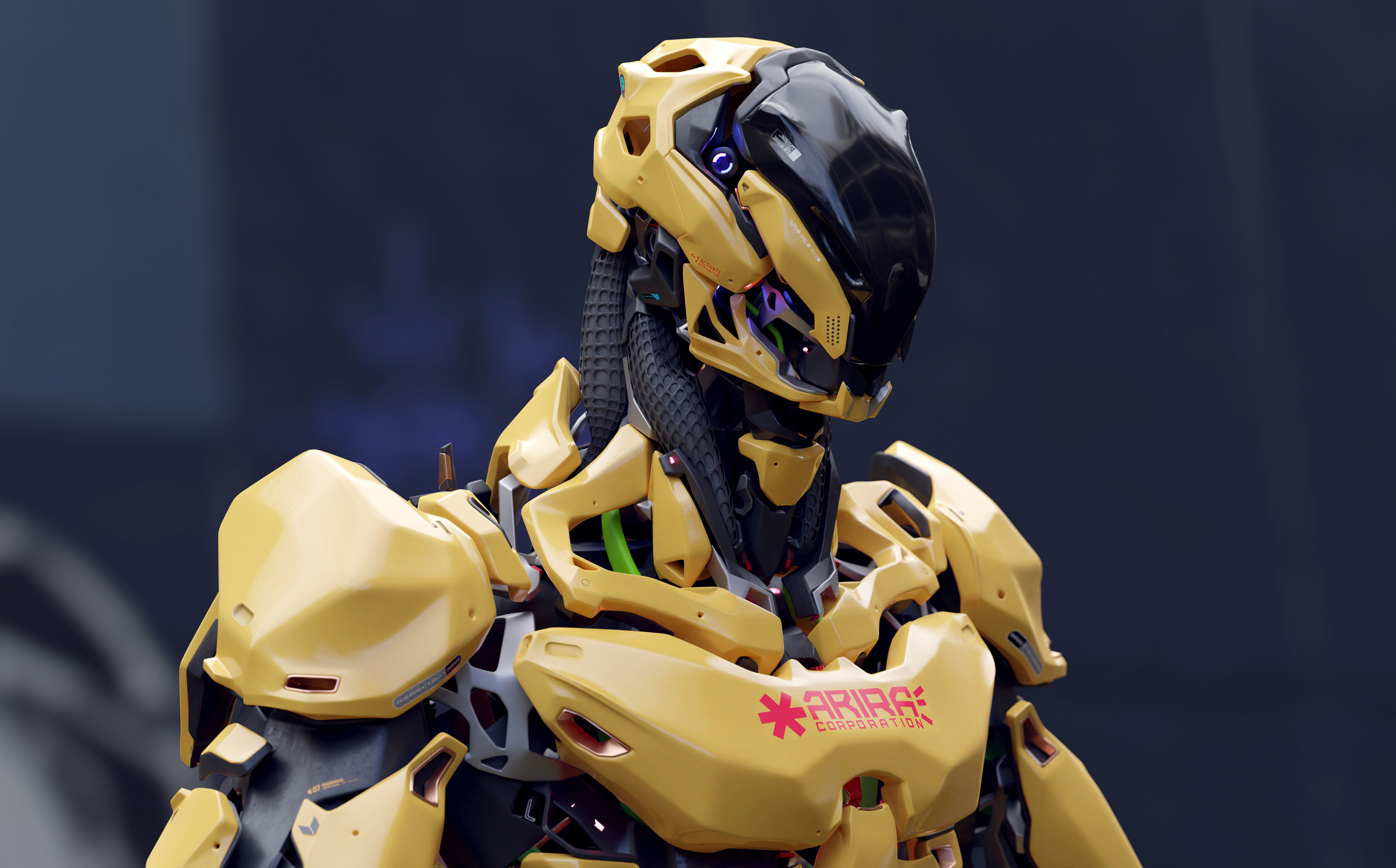 3D model Robot Character VR / AR / low-poly rigged | CGTrader